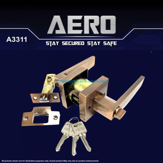 AERO Tubular Lever Lock Set – Cheng Huat Hardware (Gombak) Sdn Bhd